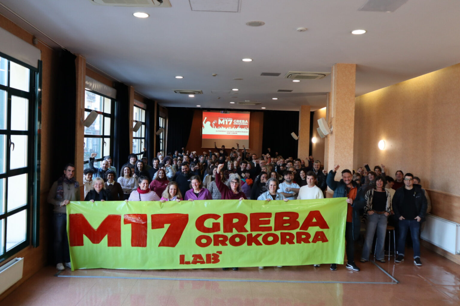 LAB ha reunido estos días a más de 1.500 delegadas y delegados para ...